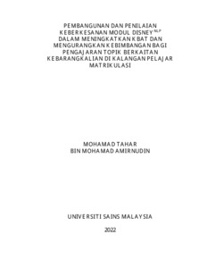 Welcome to Repository@USM - USM Research and Publication